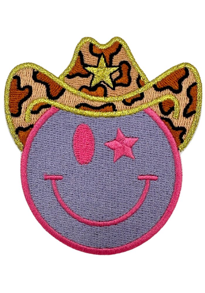 Smiley Met Panter Hoed - Esmee Joanna Collectie