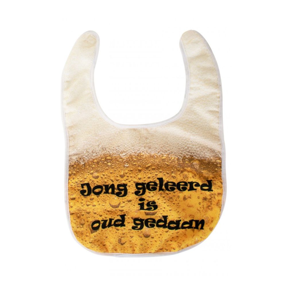 Bier Slabbertje Met Quote