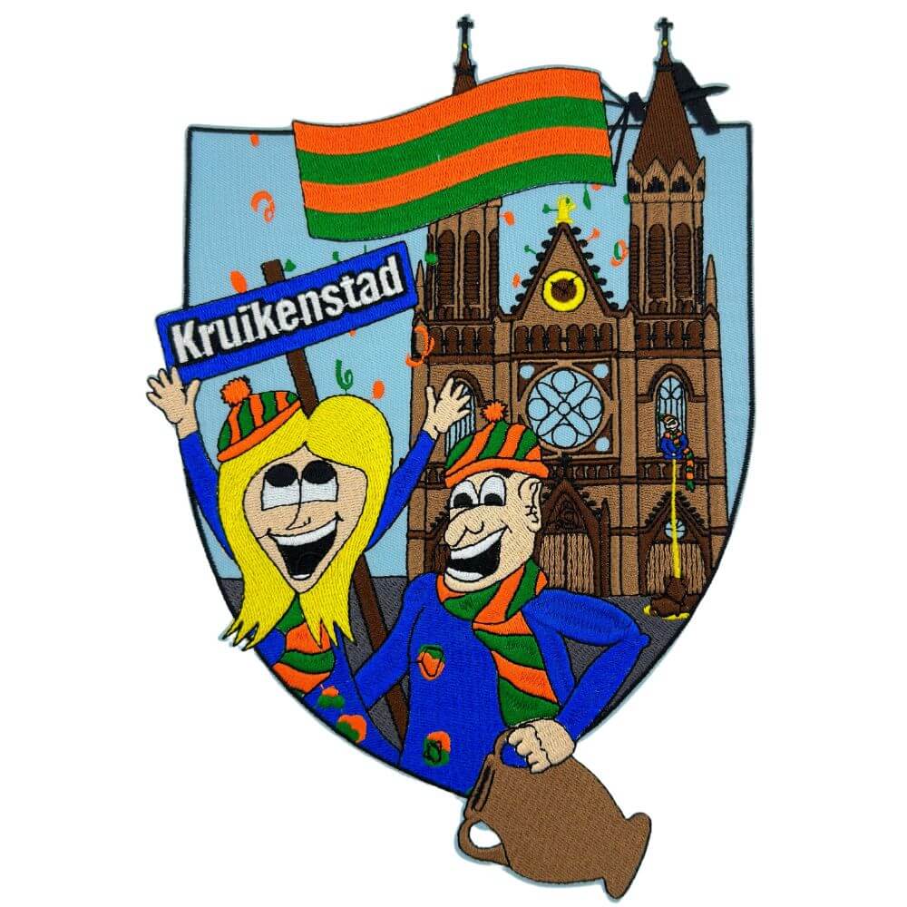 Kruikenstad Kerk Rugembleem- Kruikenstad Embleem