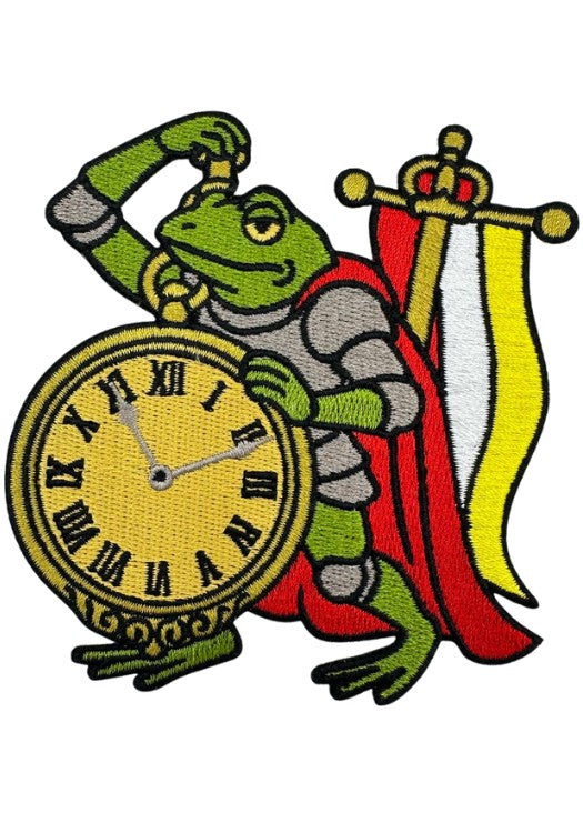 Kikker Ridder Met Klok - Oeteldonk Embleem